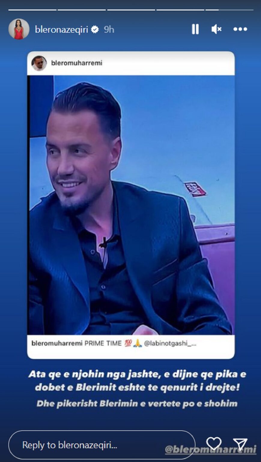 Blerona Zeqiri befason me reagimin, ka dy fjalë për Bleron